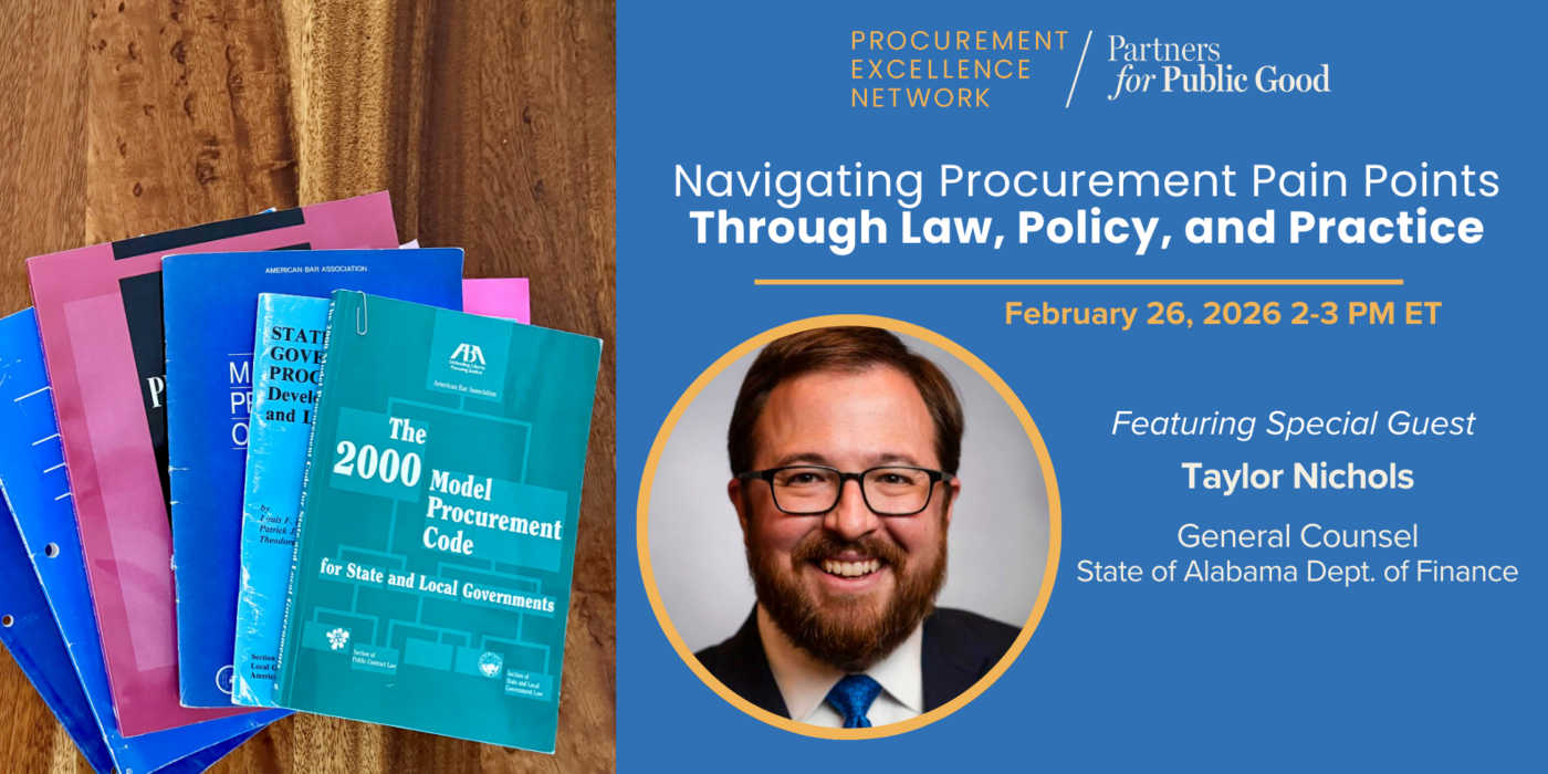 Navigating Procurement Pain Points Through Law, Policy, and Practice ...